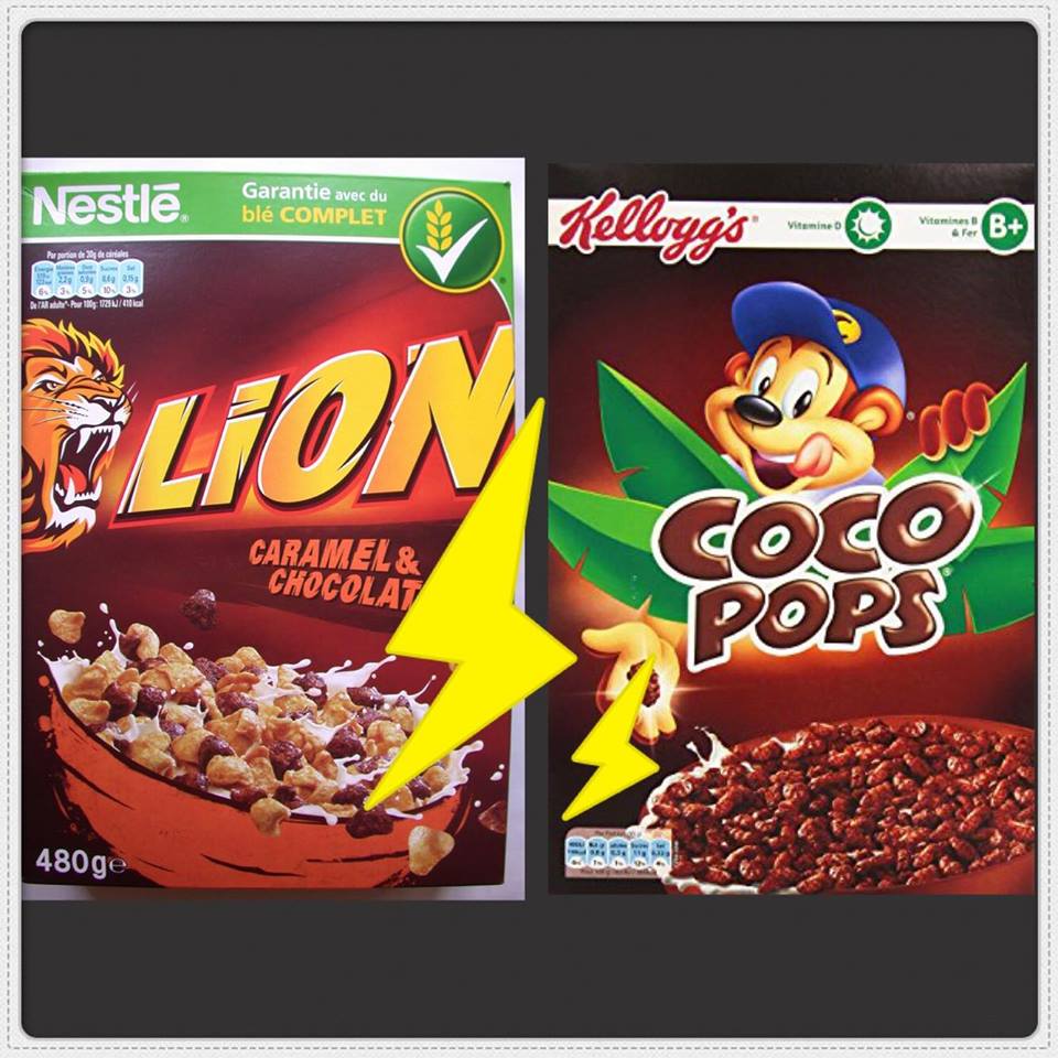 Les céréales lion VS les coco pops - Association CADRE DE VIE